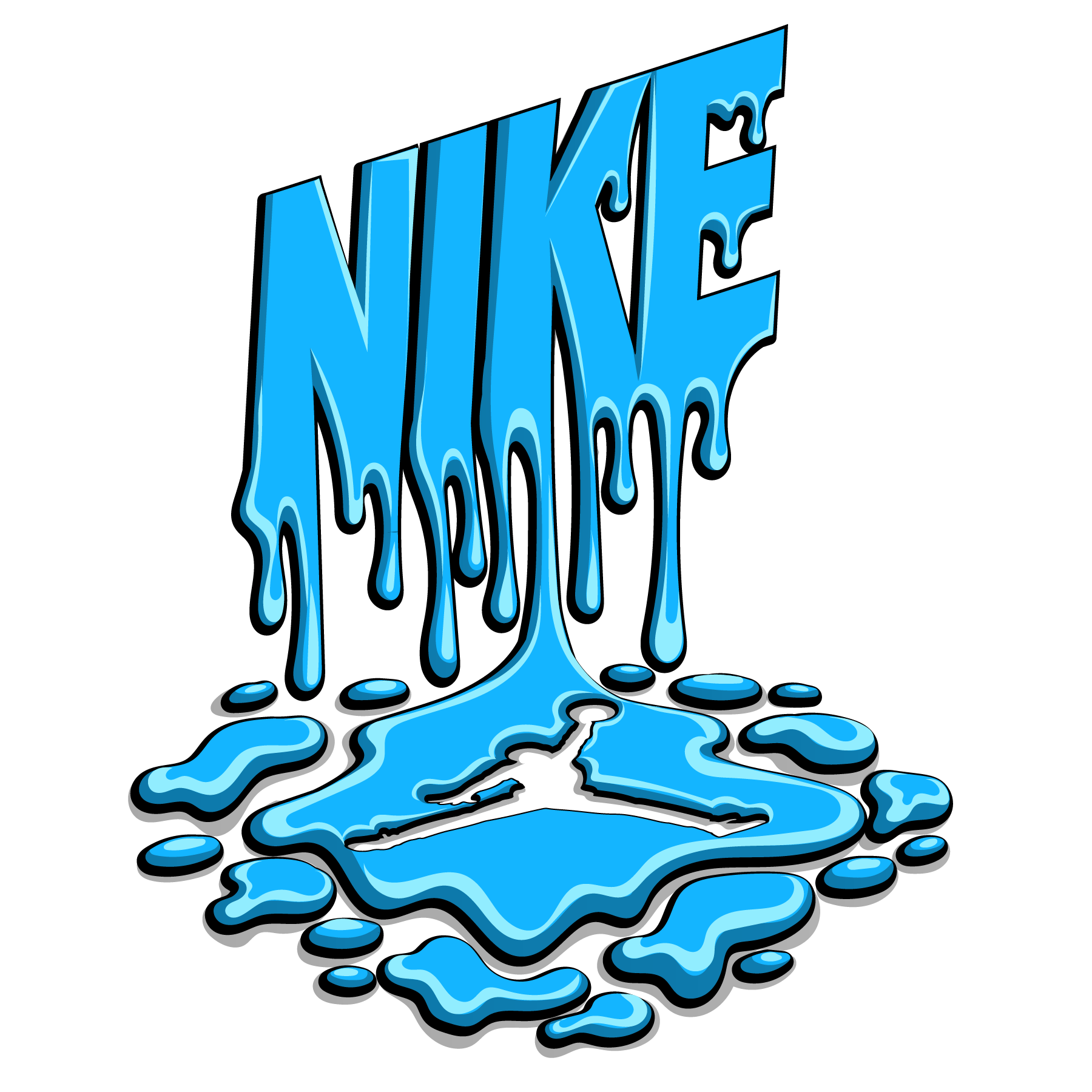 Name Drip into logo – Zac Dynes